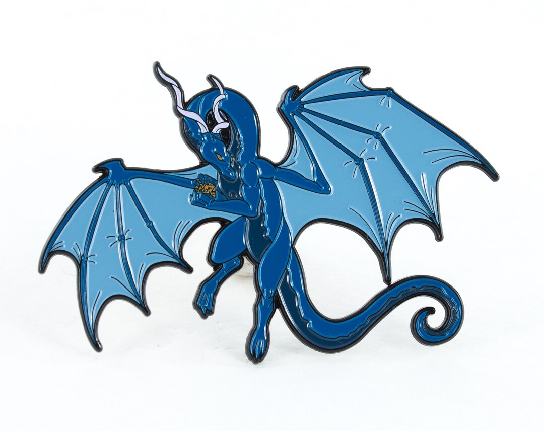 The Dungeon Master Dungeons and Dragons Themed Enamel Dragon Pin D20 - Etsy