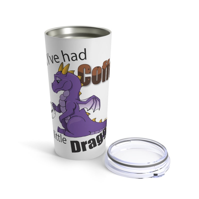 Until I've Had Coffee I'm a Little Draggin Cute Dragon - Etsy