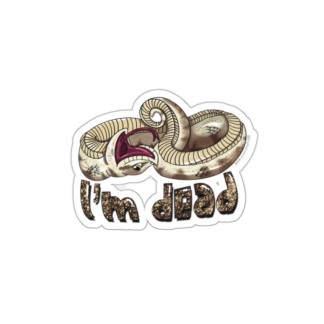 Die-cut Sticker Cute Hognose Snake Reptile Art - Etsy