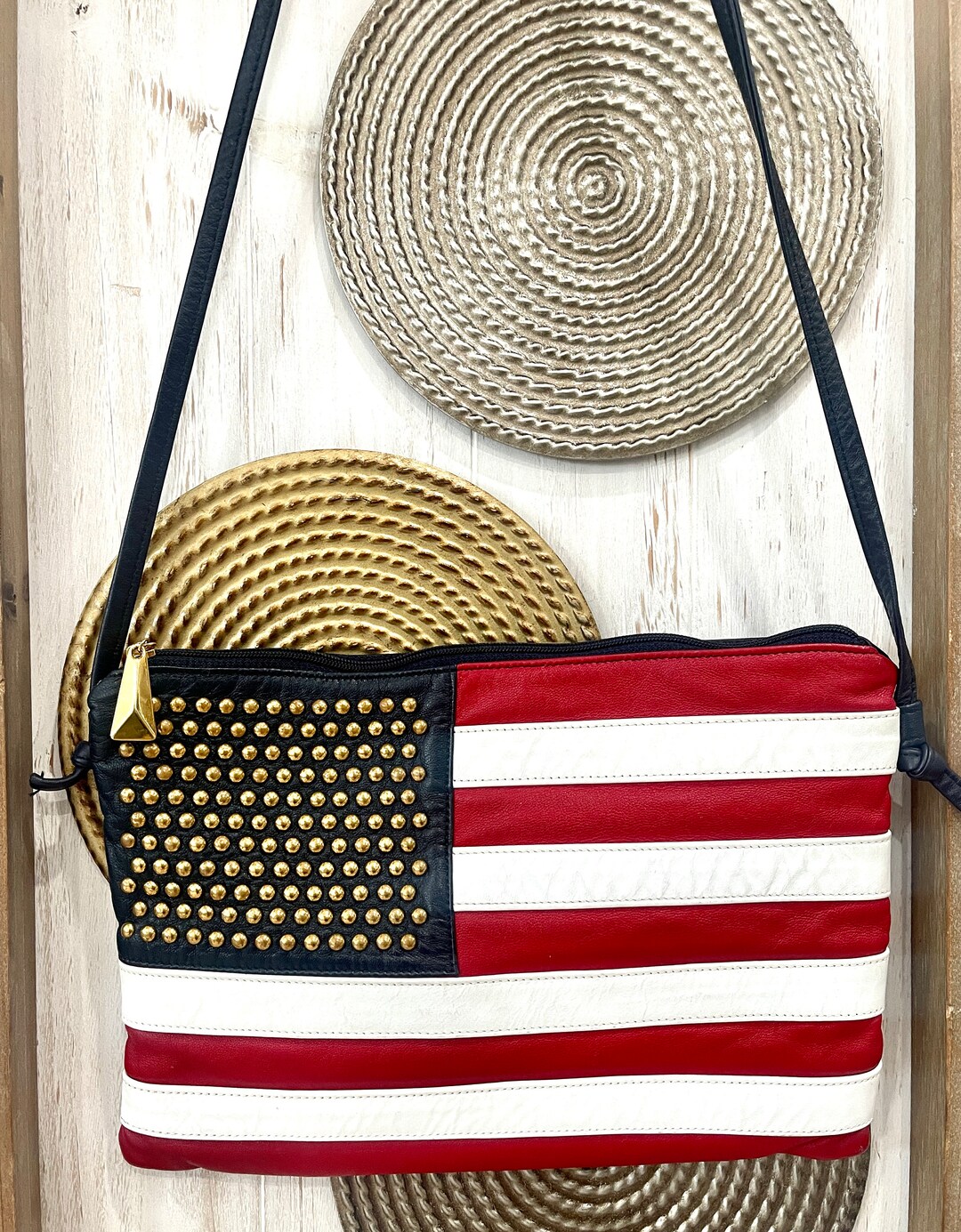 Vintage 1980’s American Flag Purse - Etsy