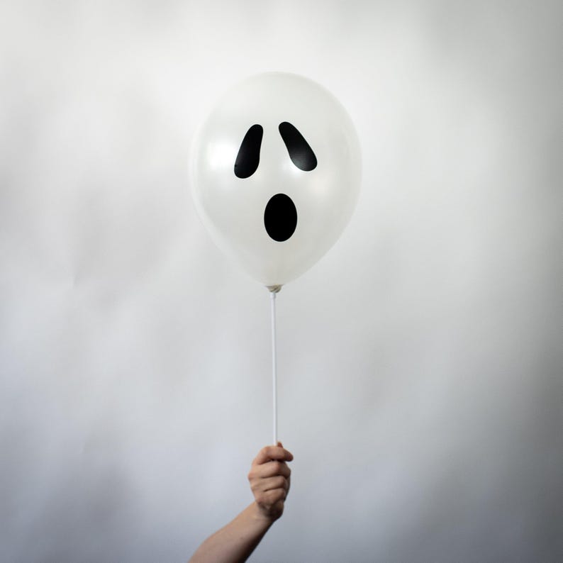 Ghost Balloon Craft Kit - DIY Spooky Balloon Activity for Kids, Makes 4 ...
