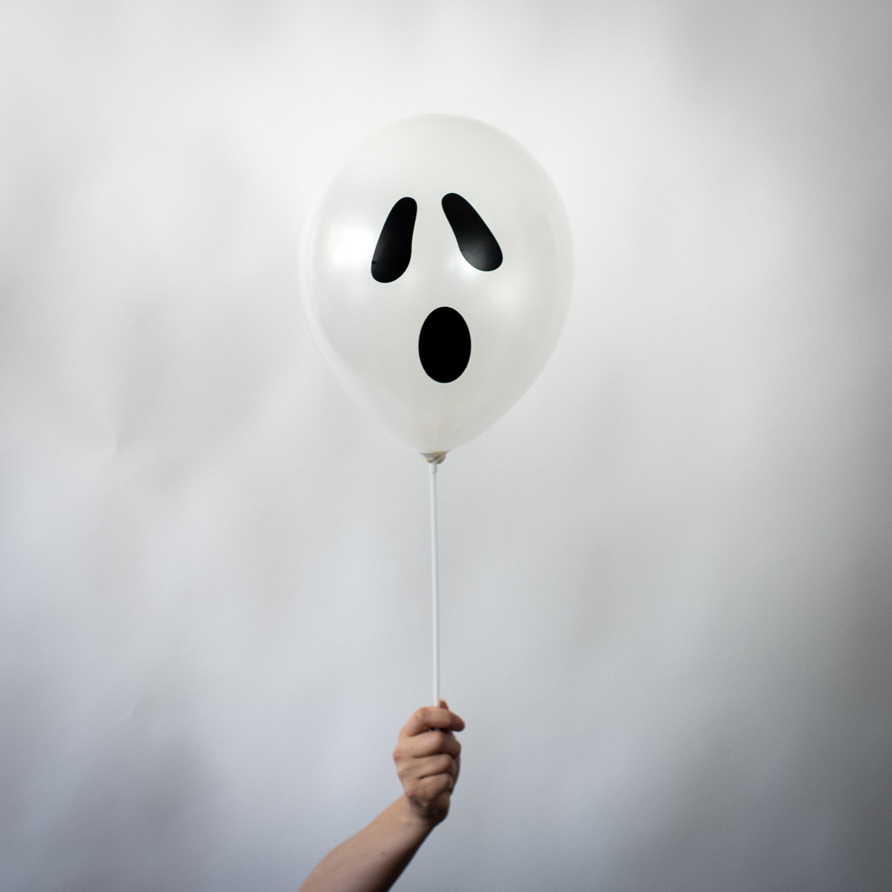 Ghost Balloon Craft Kit DIY Spooky Balloon Activity for Kids, Makes 4 ...