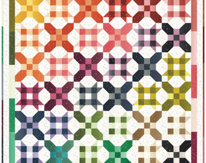 Ombre Windsong Quilt Paper Pattern - by Vandco for Moda Fabrics ...