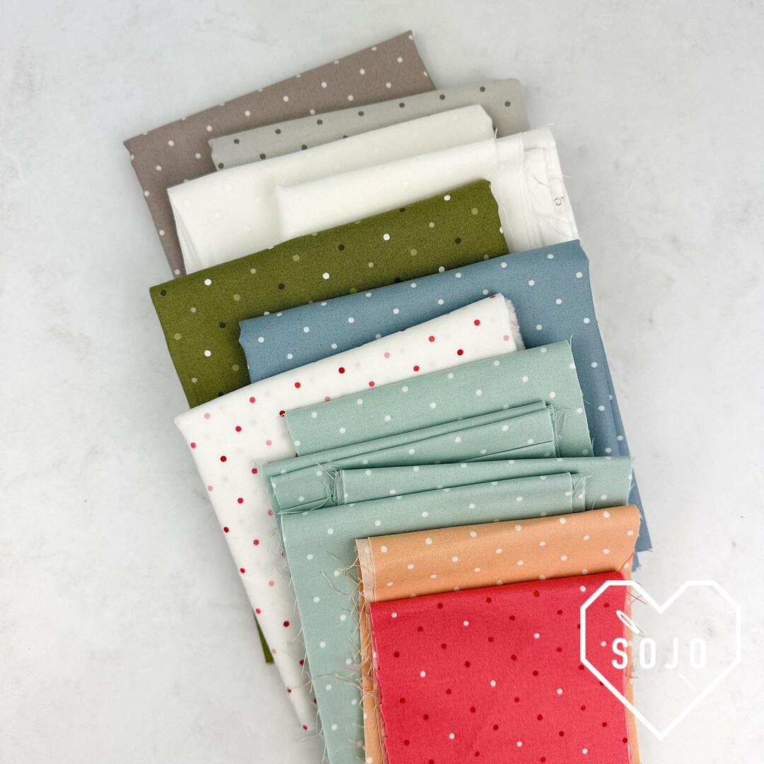 Lella Boutique Magic Dot End of Bolt Remnant Bundle - 21.4 Oz - 14 Pieces - Random Sizes and ...