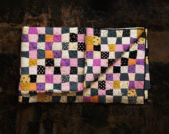Omega Quilt Kit Made With Tiny Frights From Ruby Star Society for Moda ...