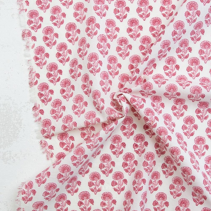 Woven Fabric Block Print - Etsy