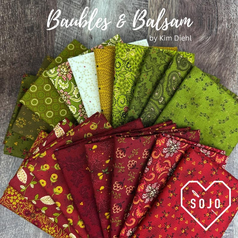 Baubles & Balsam Bundle: Designed by Kim Diehl for Henry Glass Fabrics ...