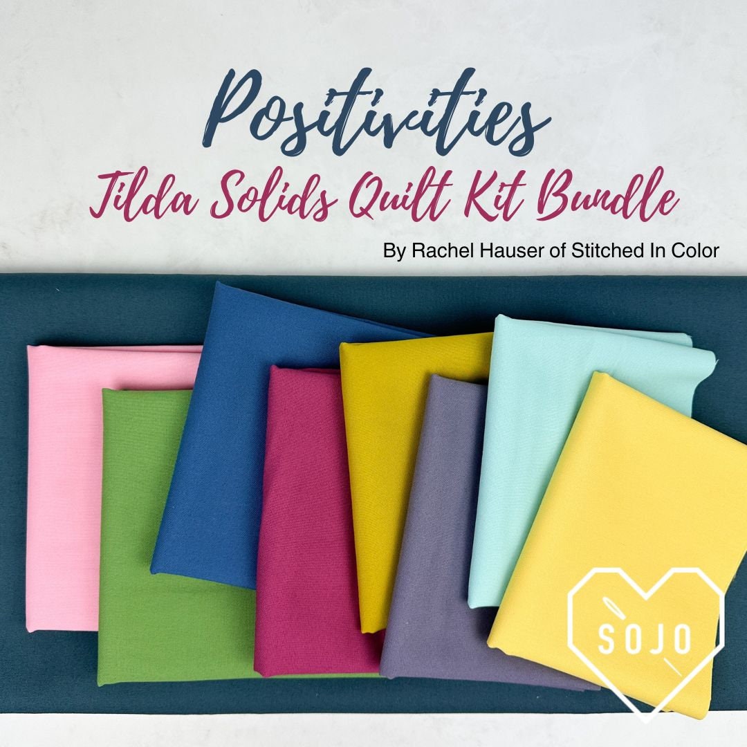 Positivities Tilda Solids Quilt Kit for Rachel Hauser of Stitched in ...