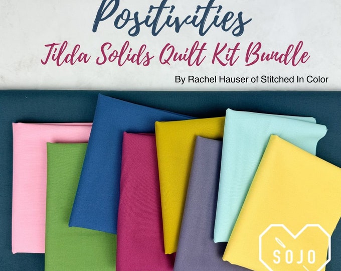 Positivities Tilda Solids Quilt Kit - for Rachel Hauser of Stitched in ...