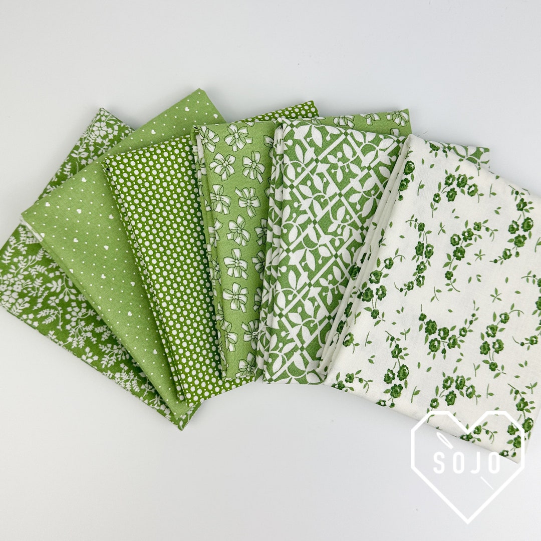 Green Fat Quarter Bundle Featuring Camille Roskelley Shoreline ...