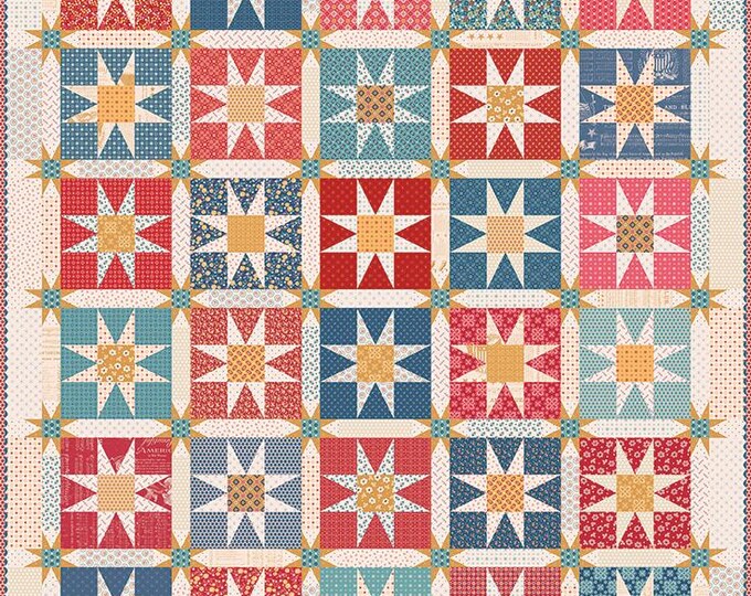 Spring Fling Quilt Kit - Made With Magic Dot - by Lella Boutique for ...