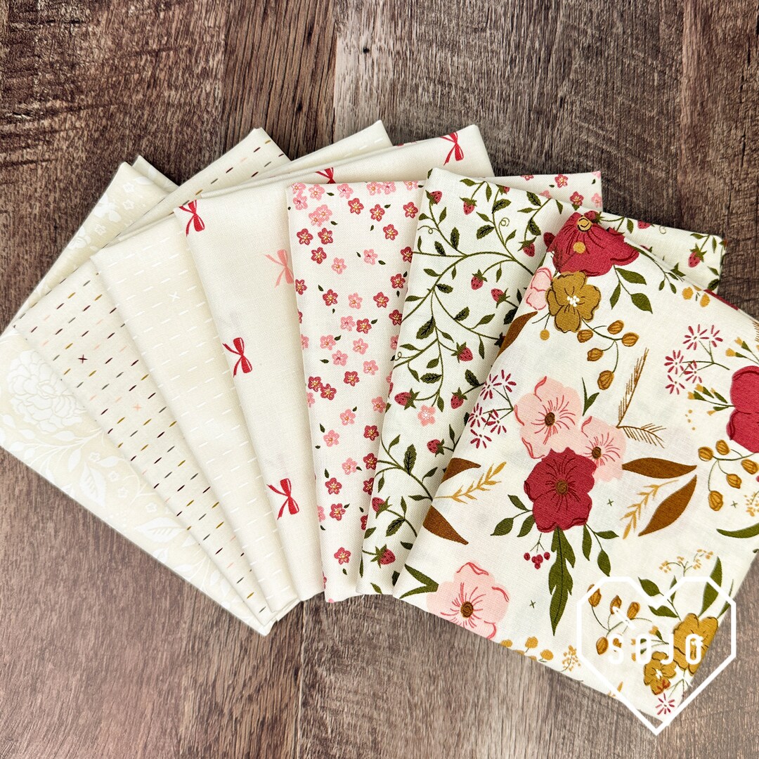 Evermore Mini Cream Fat Quarter Bundle Designed by Sweetfire Road ...