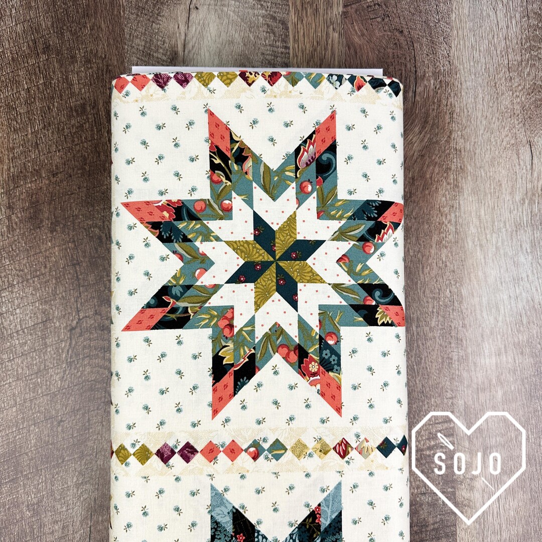 Dahlia Blocks by Laundry Basket Quilts - Star Cheater Prints A1471 L ...