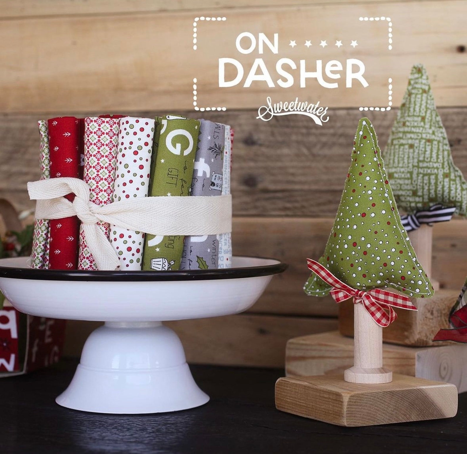Snow Day Quilt Kit Made With on Dasher Fabric by Sweetwater for Moda ...