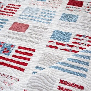American Flag Quilt - Etsy