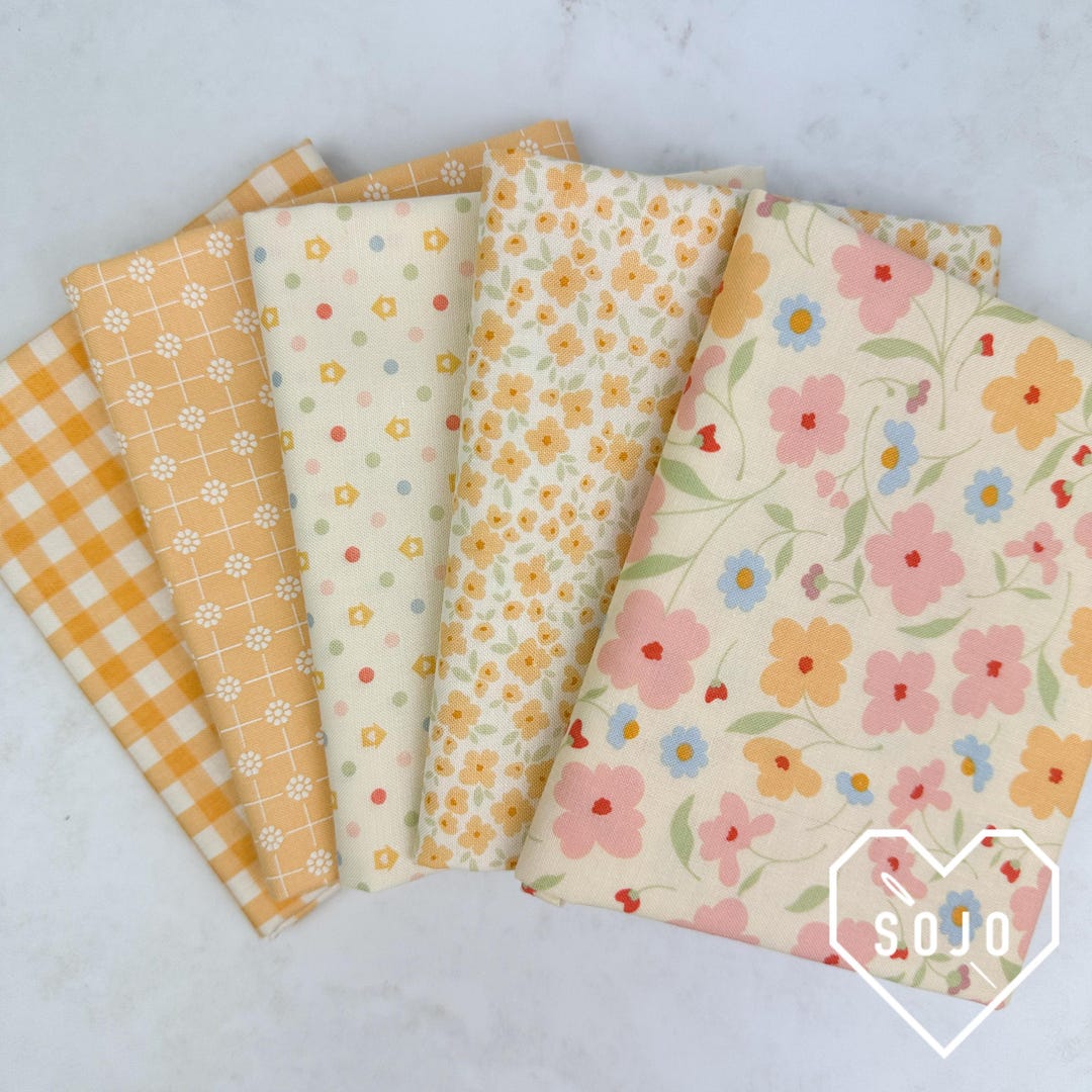 Cottage Charm Yellow Color Way Fat Quarter Bundle - by Moda Fabrics ...