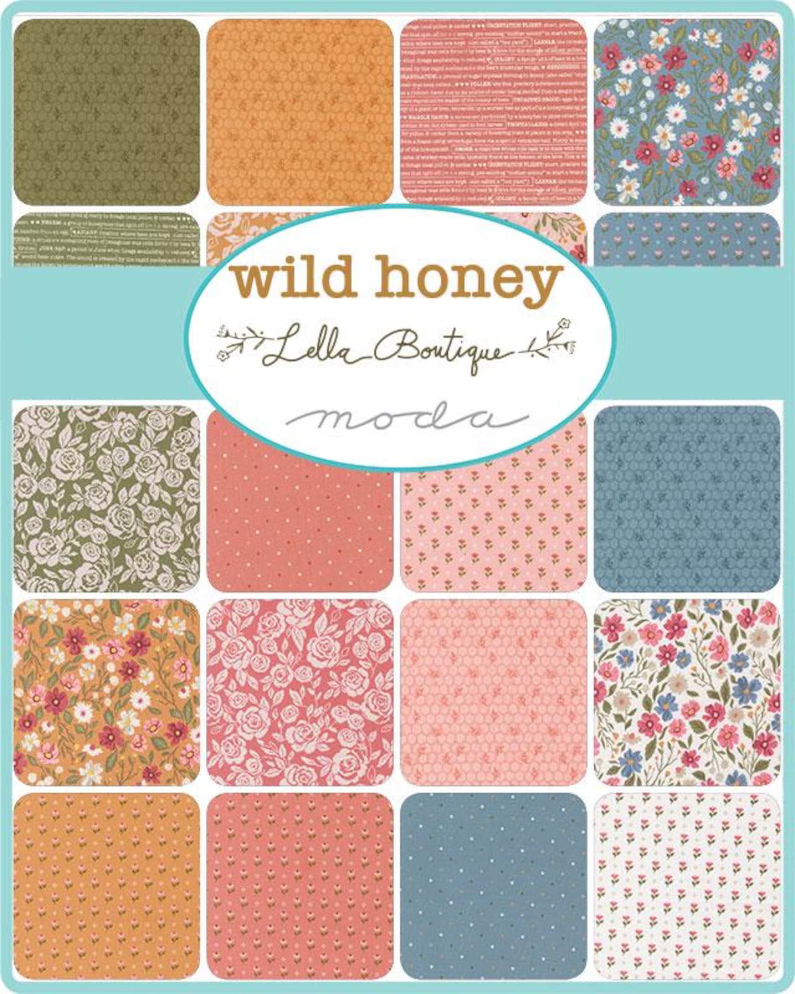 Vintage Blooms Quilt Kit With White Background - Pattern by Lella ...