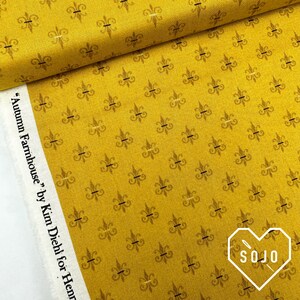 Autumn Farmhouse Fleur De Lis Cheddar 971-44 Designed by Kim Diehl for ...