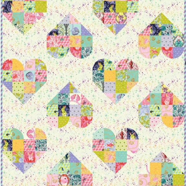 Exploding Heart Quilt Pattern - Etsy