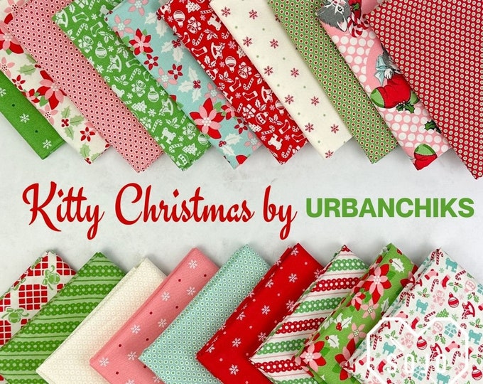 Kitty Christmas Curated Bundles - by Urban Chiks for Moda - Sold by the ...