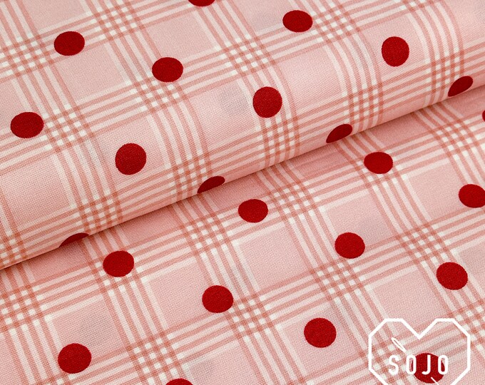 Isabella Polka Dot Check Pink 14945 12 - by Minick & Simpson for Moda ...