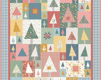 Pine Hollow Patchwork Forest Quilt Kit Designed by Amy Smart 100% ...