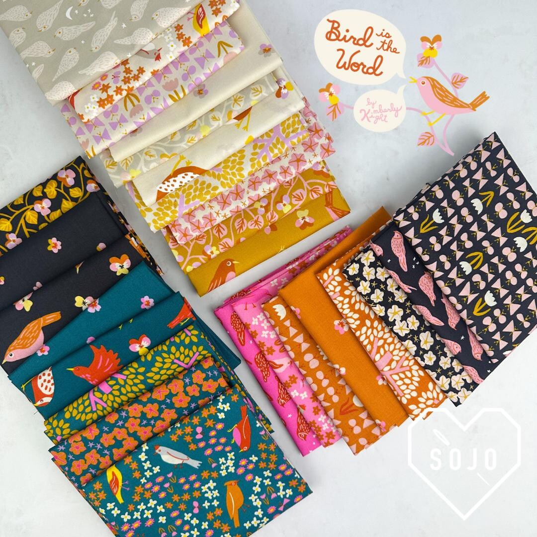 Bird is the Word Bundles - Designed by Kimberly Kight for Ruby Star Society - 100% Cotton - 26 ...