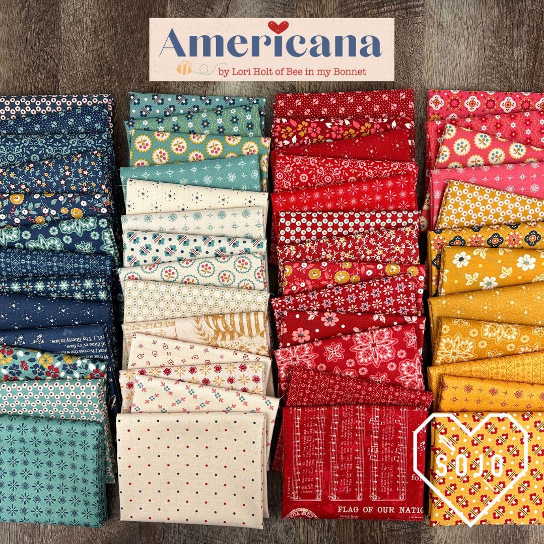 Americana Bundles - by Lori Holt - Manufactured by Riley Blake Designs ...