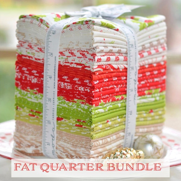 Christmas Stitched Fig Tree Fabric - Etsy