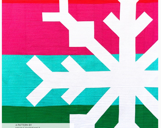 Snowflake Quilt Pattern Pattern by Modern Handcraft Nicole Daksiewicz 3 ...