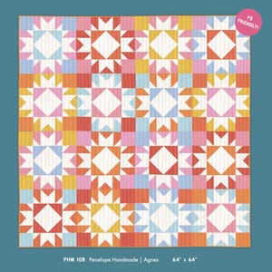 Agnes Quilt Kit: Made With Warp and Weft Hue by Alexia Abegg of Ruby ...