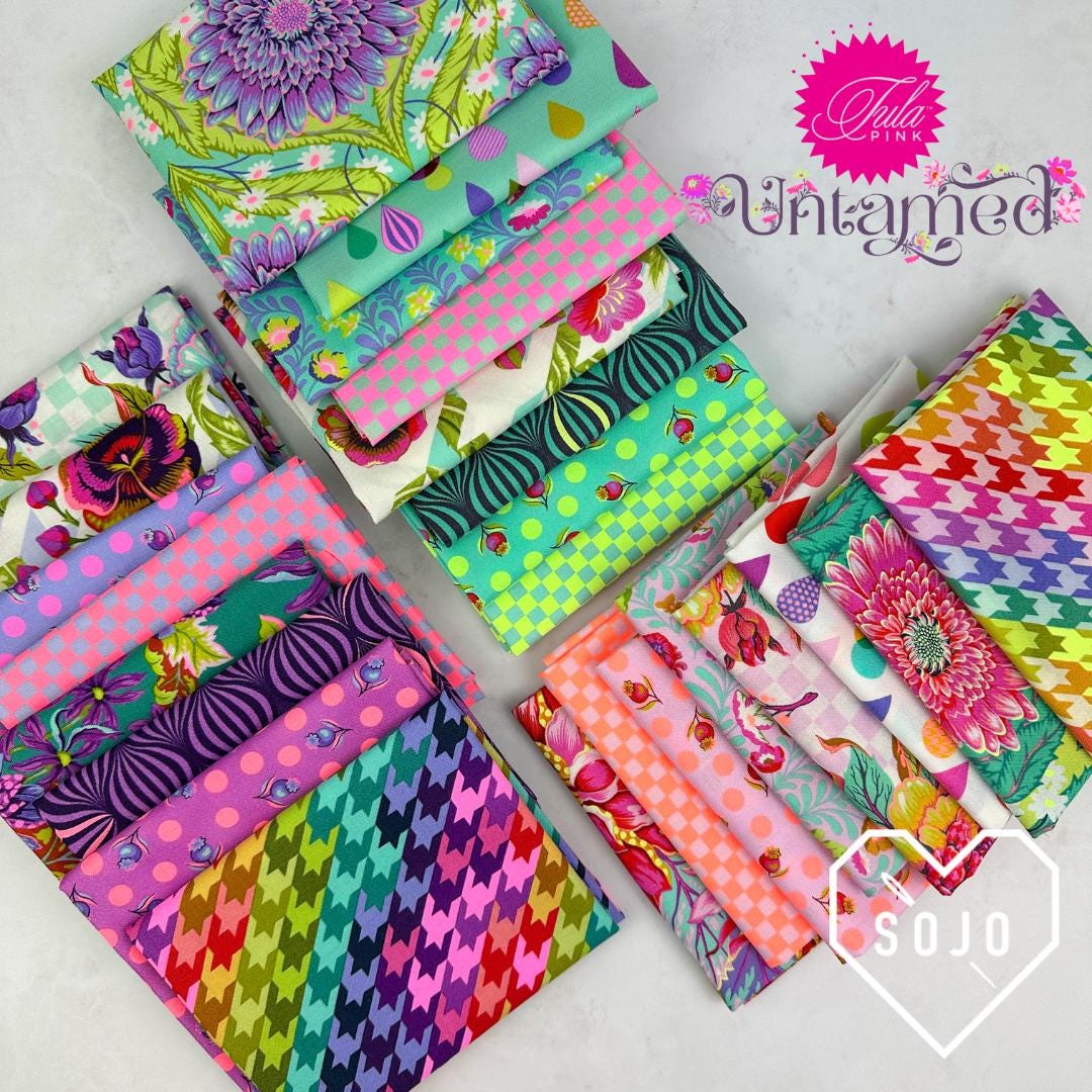 Untamed Bundles - Designed by Tula Pink for Free Spirit Fabrics - 24 ...