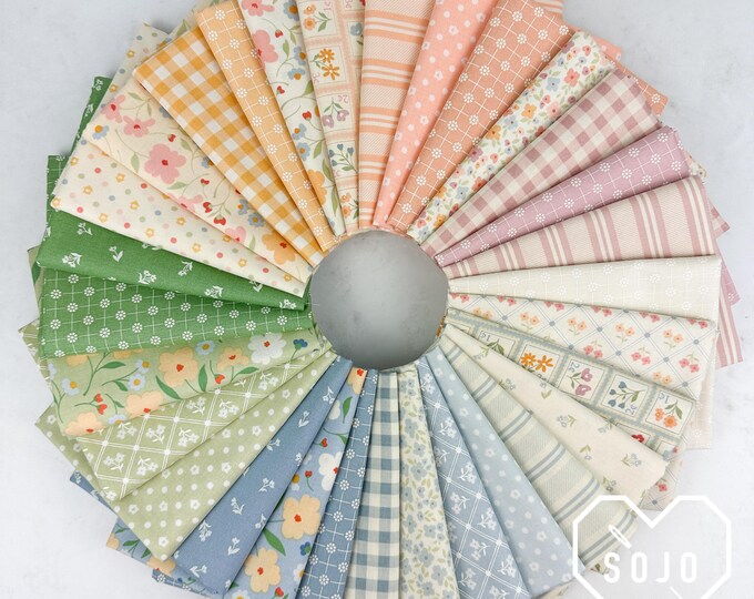 Cottage Charm Fat Quarter Bundle - by Moda Fabrics - My Sew Quilty Life ...