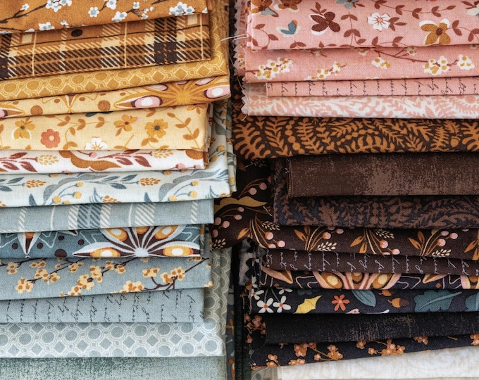 Leaf Pile Quilt Kit Featuring Acorn Hollow by Basicgrey Pattern by ...