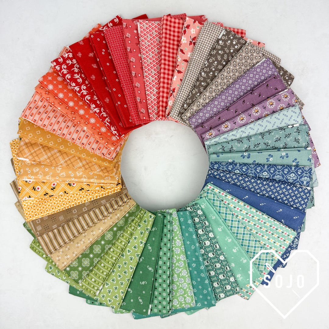 Bee Fat Quarter Bundle - Designed by Lori Holt of Bee in My Bonnet - Manufactured by Riley Blake ...