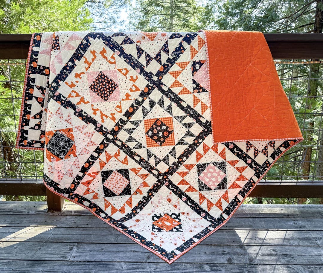 Road Trippin’ Halloween Quilt Kit - Made W/ Hey Pumpkin by My Mind’s ...