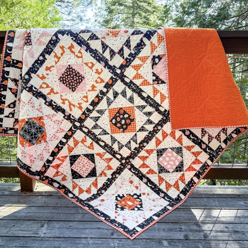 Halloween Quilt Pattern - Etsy