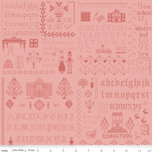 Pride and Prejudice Meryton Sampler Multi C13786 Designed by Riley ...