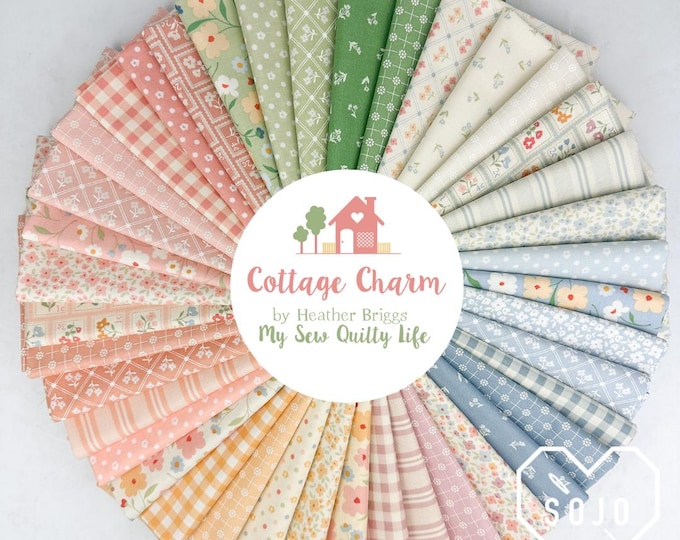 Cottage Charm Bundles - by Moda Fabrics - My Sew Quilty Life - 40 ...