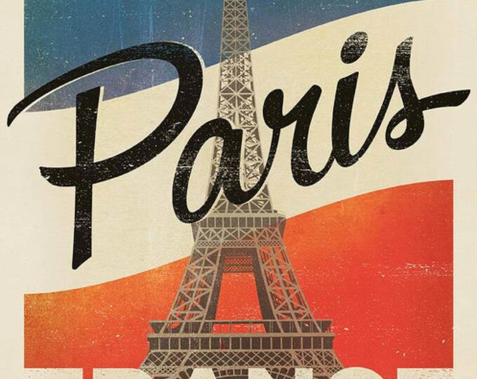 Destinations Poster Panel - Paris - 36"x44" - Designed by the Anderson ...