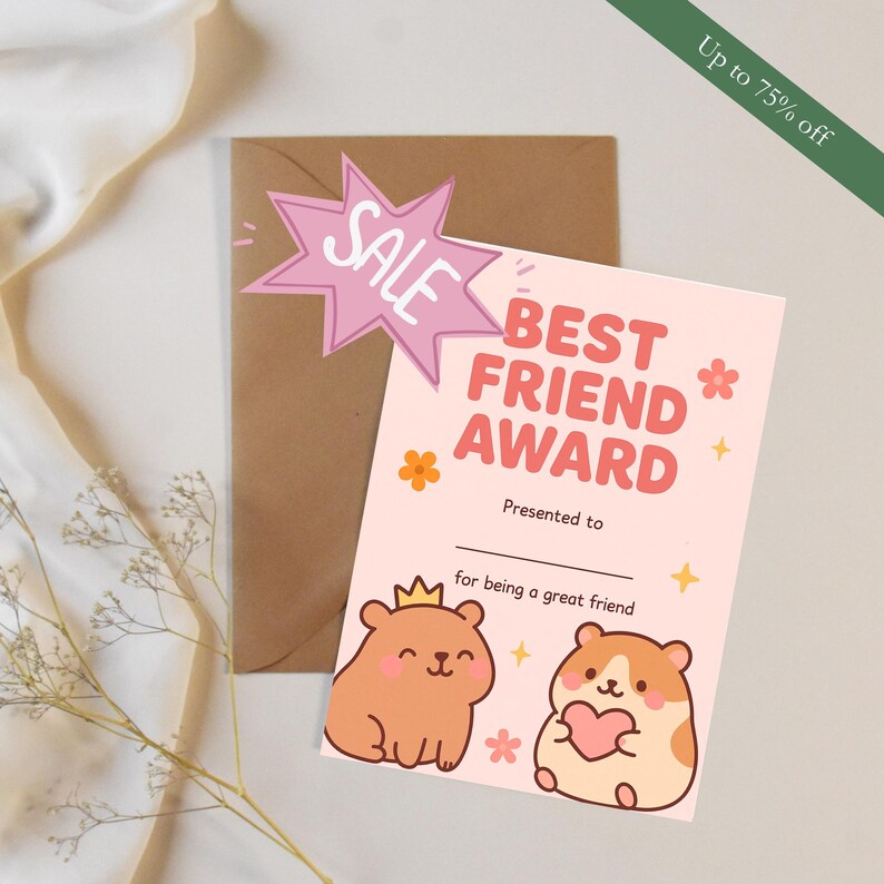 Printable Kids Award Certificates Digital Print Instant Download ...