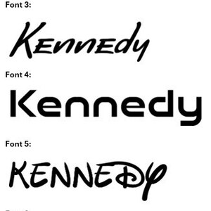 Custom Name Vinyl Stickers/decals - Etsy