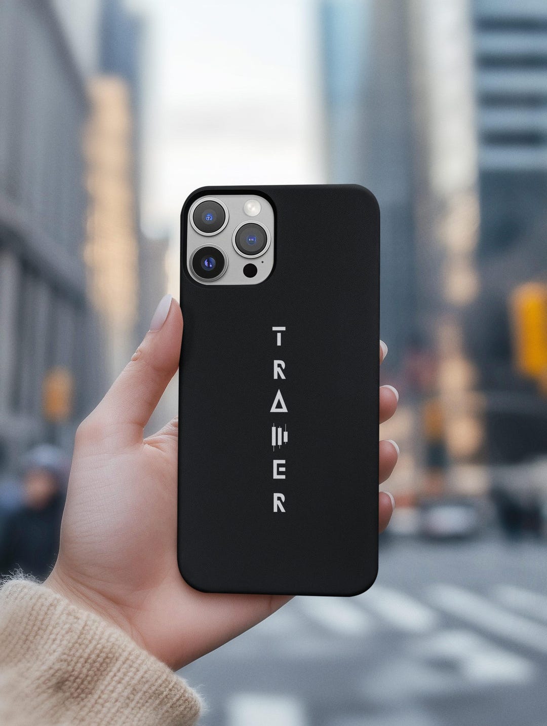 Minimalist 'trader' iPhone Case: Sleek Investment Design - Etsy