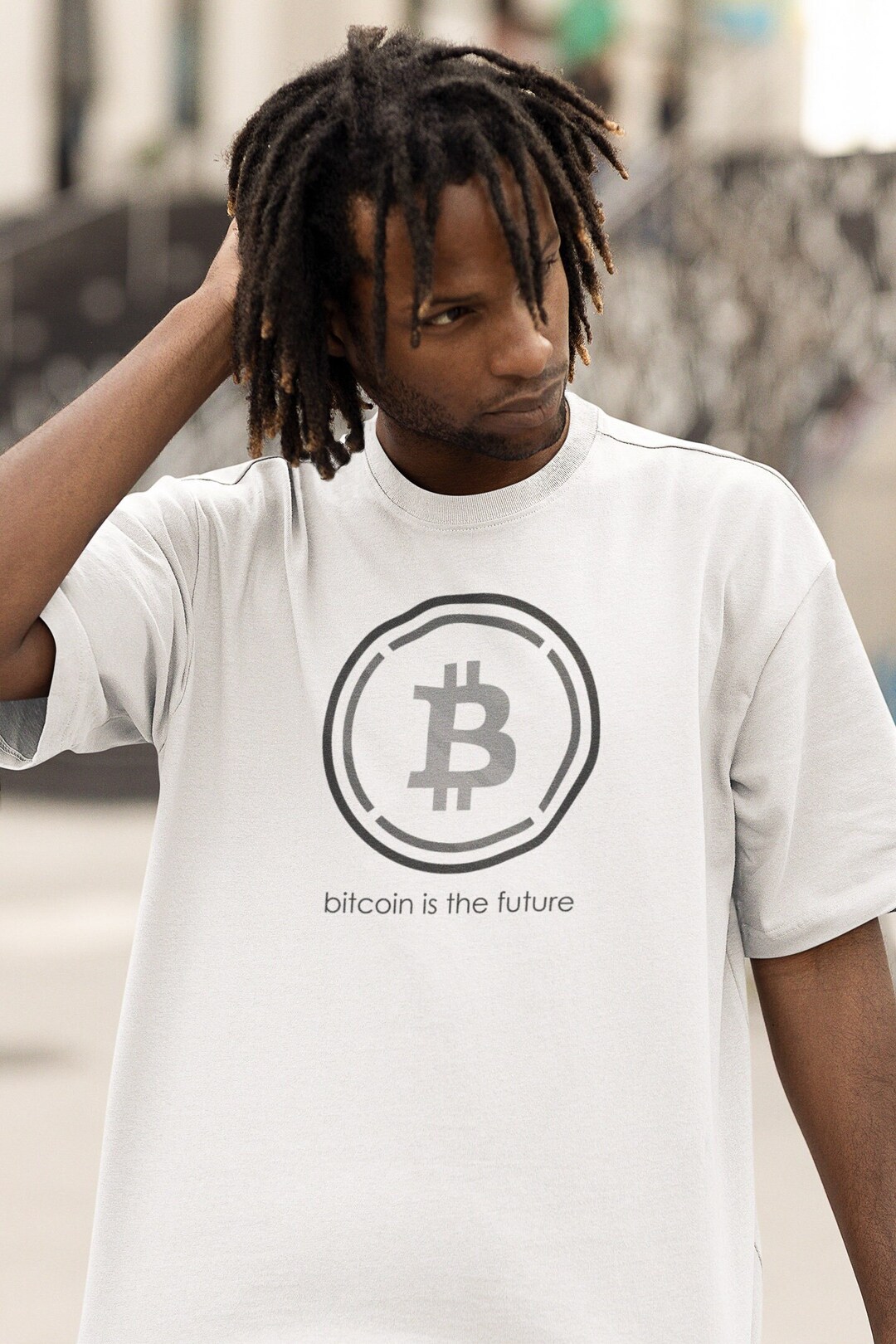 Classic Bitcoin Logo T-shirt Unisex Bitcoin Future Tee Cryptocurrency ...