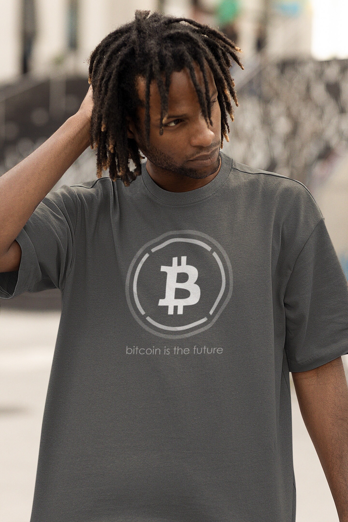Classic Bitcoin Logo T-shirt Unisex Bitcoin Future Tee Cryptocurrency ...