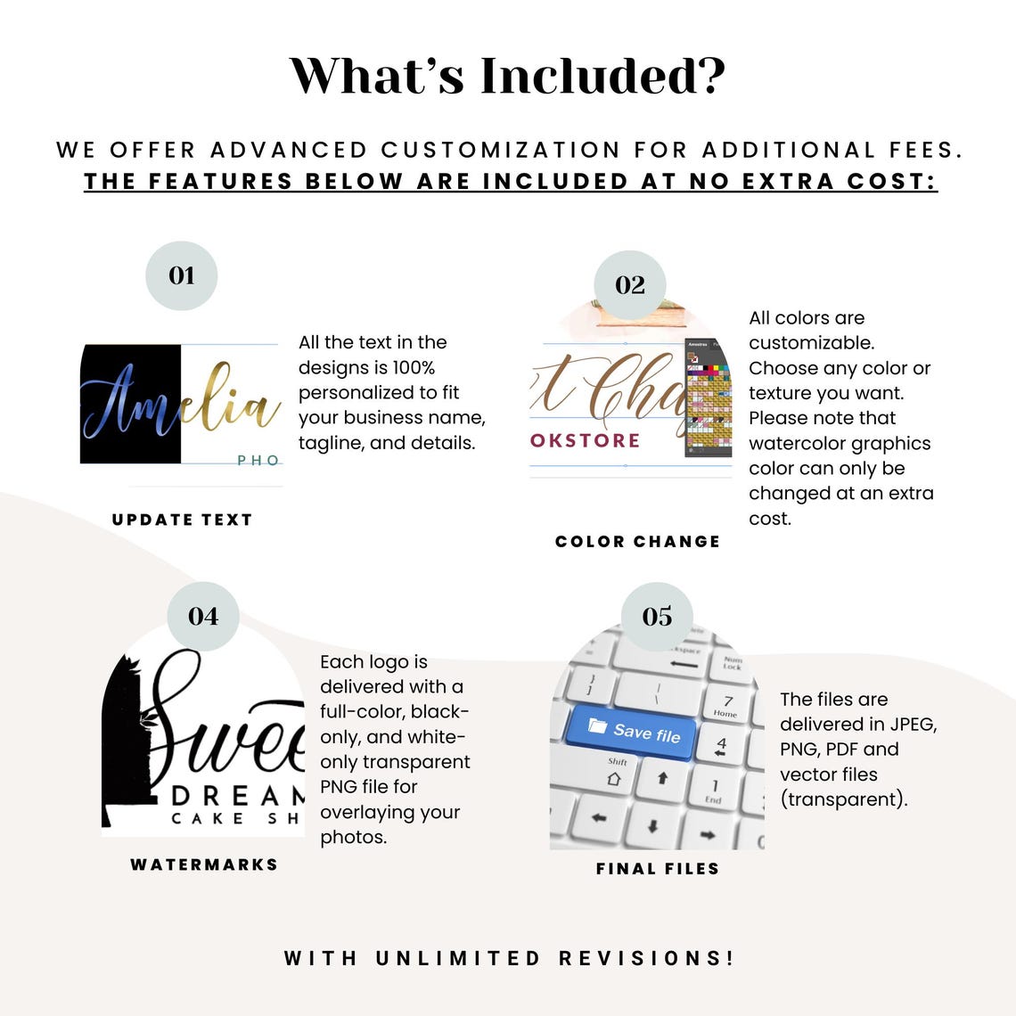 Premade Logo, Text Only Logo, Minimalist Logo, Modern Logo, Simple Logo ...