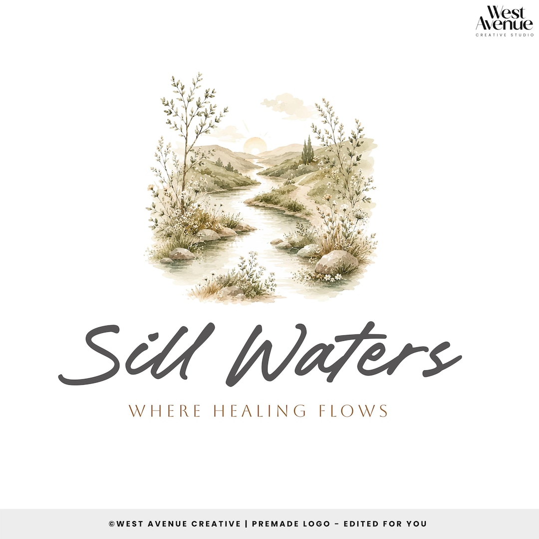 Premade Wellness Logo Design, Feminine Healing Brand Identity (edited ...