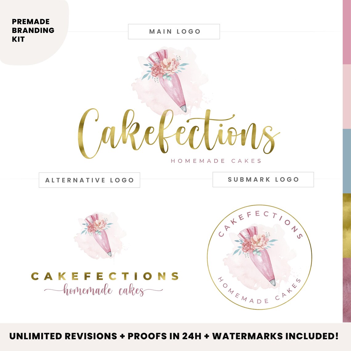 Bakery Logo, Piping Bag Logo, Baking Logo, Cookie Cutter Logo ...