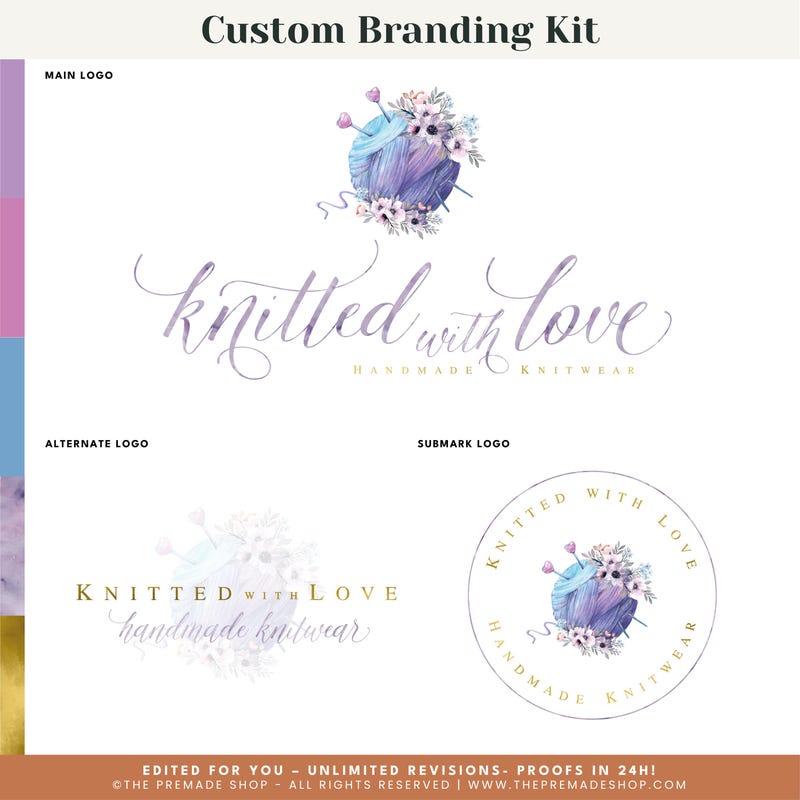 Knitting Logo - Etsy