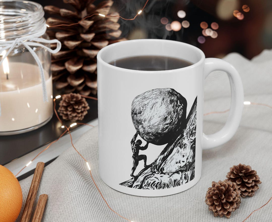 Sisyphus Mythology Mug Greek Mythology Coffee Cup, Absurdism Gift ...
